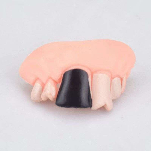 Missing teeth multi-shape funny funny false teeth set Makeup transform ...